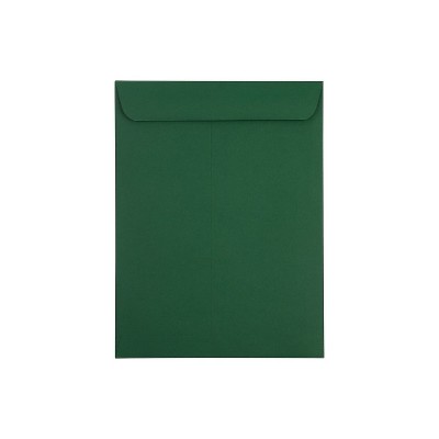 Jam Paper 9 X 12 Open End Catalog Envelopes Dark Green 10/pack ...