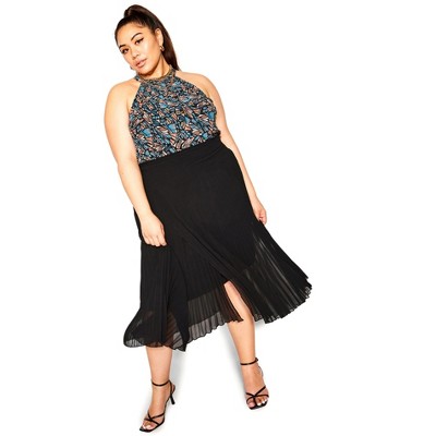 City Chic | Women's Plus Size Natalie Skirt - Black - 14w : Target