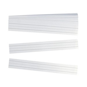 Fun Express 21 1/2" x 3" White Wide-Rule Sentence Writing Strips - 100 ...