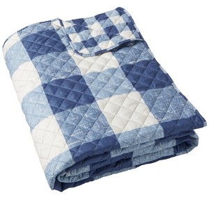 The Lakeside Collection Spring Buffalo Check Bedspread - Queen Sargasso ...