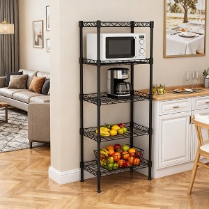 FAMYYT 5 Tier Storage Shelves with Adjustable Storage Unit, 47.24 ...