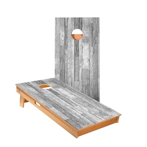 Light Small Panel Wood Cornhole Boards - Aca Star Series,no Bags : Target