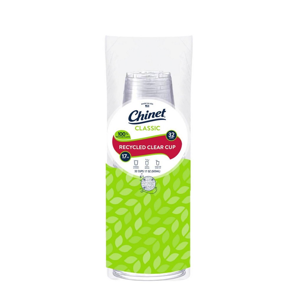 Chinet Classic Recycled Clear Cup - 32ct