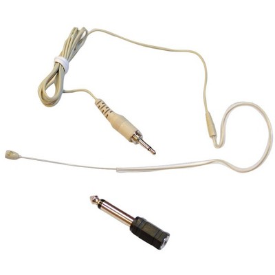 Pyle Headworn Omni-directional Microphone With 3.5mm / 1/4'' Adapter ...