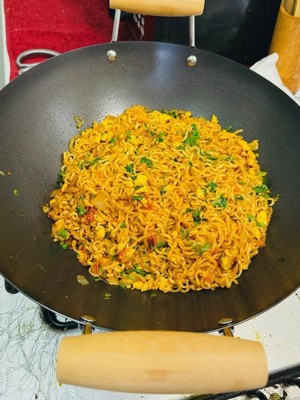 Infuse 14" Open Wok With Bamboo Stick Handle : Target