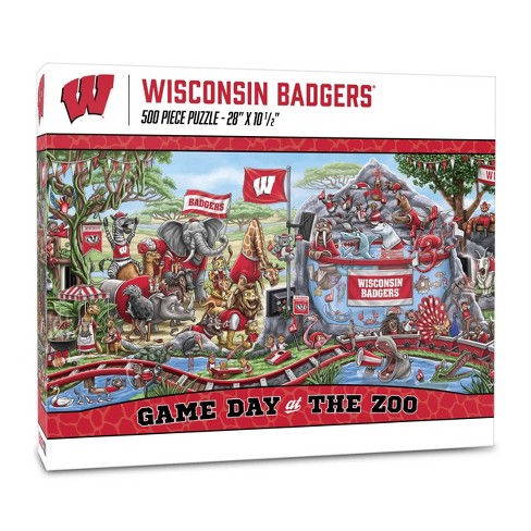 Ncaa Wisconsin Badgers Game Day At The Zoo 500pc Jigsaw Puzzle : Target