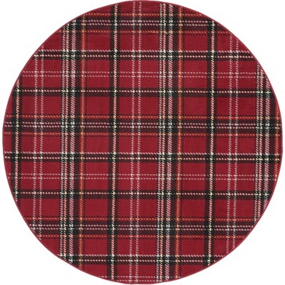 Nourison Grafix 3' X 5' Red Farmhouse & Country Indoor Rug : Target