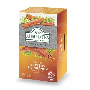 Ahmad Rooibos & Cinnamon Herbal Infusion 20 foil tea bags : Target