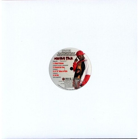 Mistah Fab - Super Sic Wit It/i Don't Know (vinyl 12 Inch Single) : Target