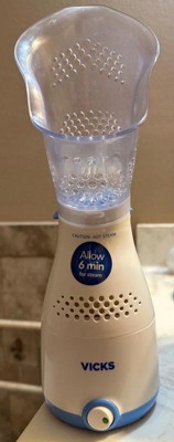 Vicks Personal Steam Inhaler With Variable Steam Control & Soft Mask ...