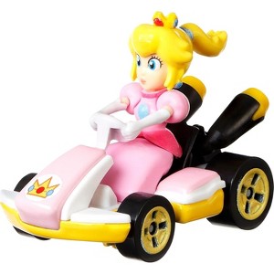 Hot Wheels Mario Kart Princess Peach Standard Kart 1:64 Die-Cast ...