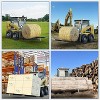 46" Heavy Duty Pallet Forks for Skid Steer, 2600 lbs Quick Attach Frame ...