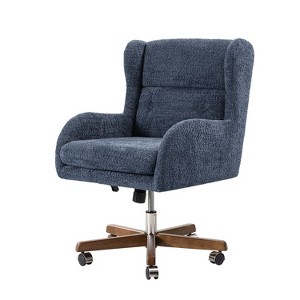 Myrna Modern Wingback Chenille Swivel Tilting Office Chair|HULALA HOME ...