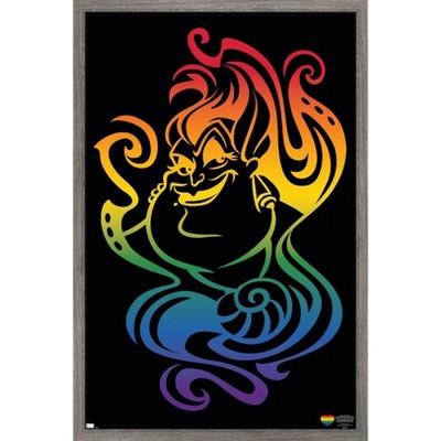 Trends International Disney Villains - Grid Framed Wall Poster Prints ...
