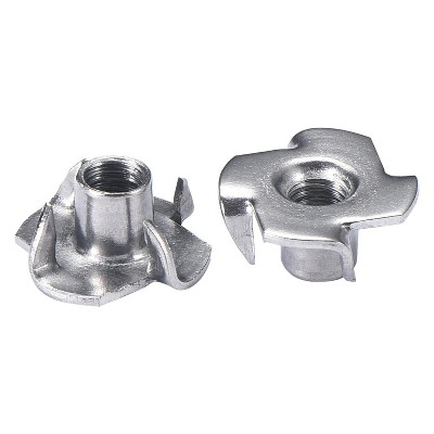 Bolt Dropper Stainless T-nuts 3/8"-16 Inch - 25 Pack : Target