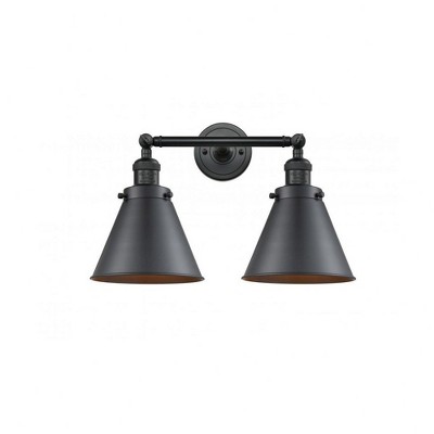 Golden Lighting Duncan 1-light Wall Sconce In Matte Black With Black ...
