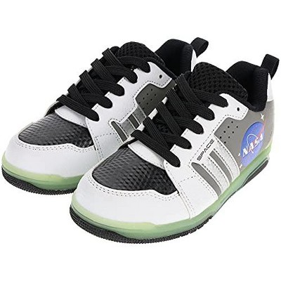 Nasa Sneakers For Children, Glow Court Low-top, White, Little Kid Size ...