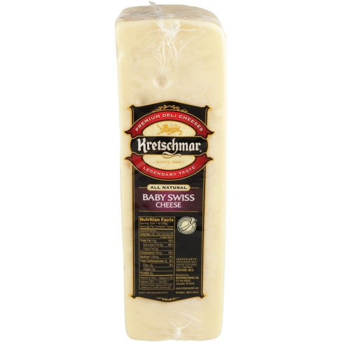 Kretschmar Baby Swiss Cheese - Price Per Lb : Target