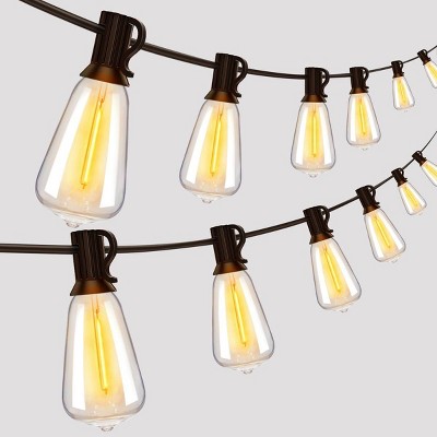 Ollny 120' ST38 Warm White Outdoor Patio Lights : Target
