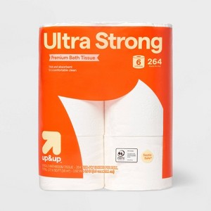 Premium Ultra Strong Toilet Paper - 6 Rolls - Up&up™ : Target