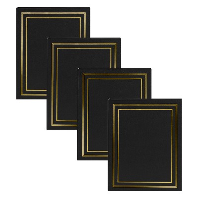 8.5" X 12.75" Photo Album Black 3 Per Page - Threshold™: Faux Leather ...