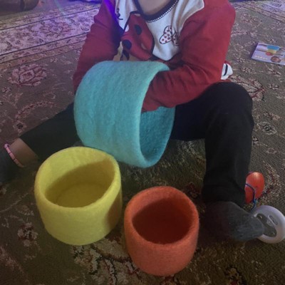 Lovevery Nesting Felt Baskets - 3pc : Target