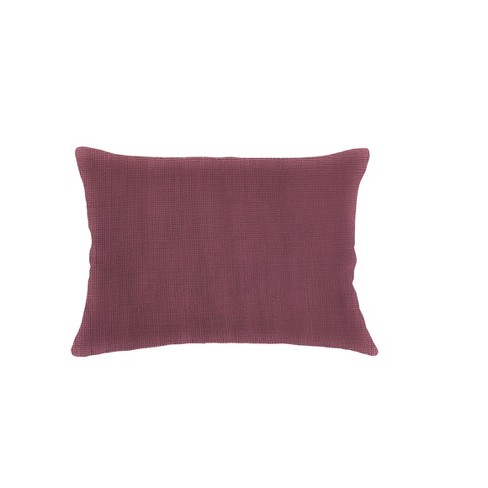 So Soft Linen Merlot Red Pillow 14x20 Cover Only : Target