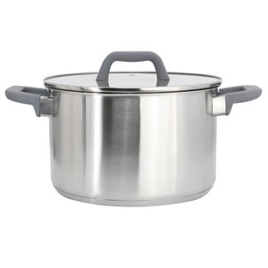 Oster Brushed Stainless Steel Stock Pot with Lid : Target