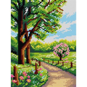 Orchidea Gobelin canvas for halfstitch without yarn Four season ...