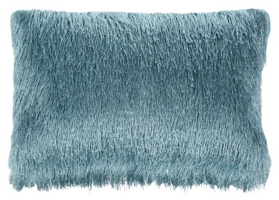 Indoor/outdoor Shag Pillow - Blue - 12" X 20" - Safavieh : Target