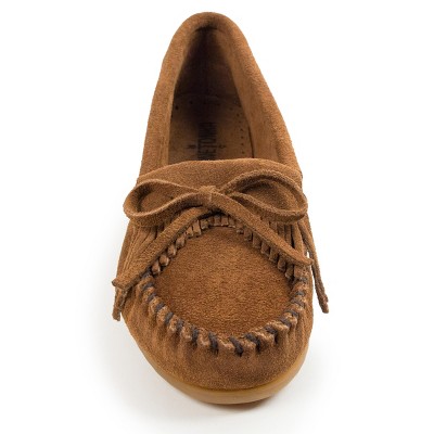Minnetonka Women's Kilty Moccasins 403, Dusty Brown - 7.5. : Target