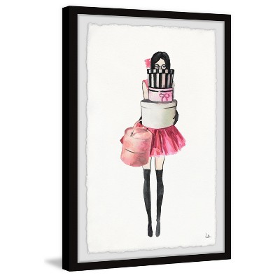 HomeStock 12 in. L x 8 in.W Framed Portrait Digital Art For Wall Art ...