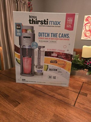 Ninja Thirsti Max Custom Hydration System Silver Wc2002: Soda Maker, 60l Cartridge, Dishwasher ...