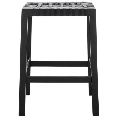 Capri Counter Stool - Black/black - Safavieh : Target