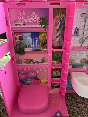 Barbie Getaway House Playset With 4 Play Areas And 11 Decor Accessories ...