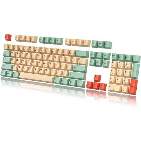 Hk Gaming Custom Keycaps Set For Mechanical Keyboard- 139 Keys, Green ...