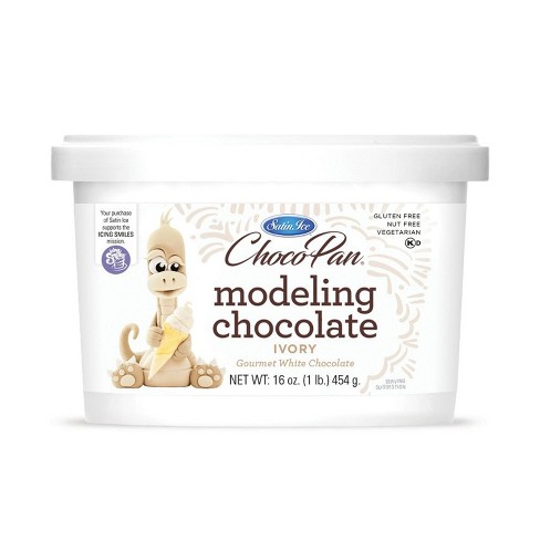 Satin Ice Chocopan Modeling Chocolate, Ivory, 1 Lb : Target