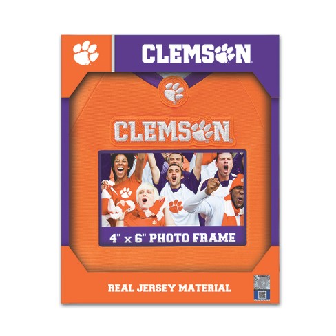Masterpieces Team Jersey Uniformed Picture Frame - Ncaa Clemson Tigers ...