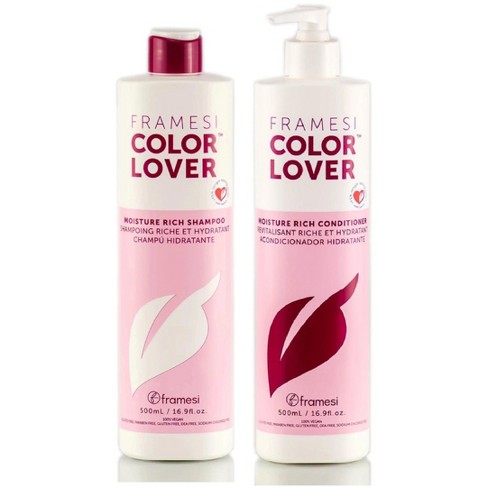 Framesi Color Lover Moisture Rich Shampoo And Conditioner (16.9 Oz Duo Set) Moisturizing Hair ...
