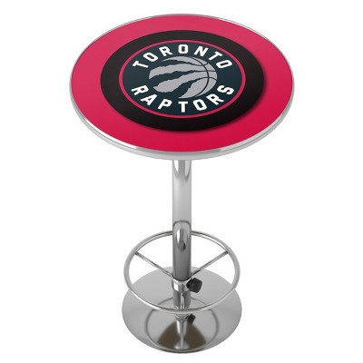 Toronto Raptors Logo Bar Table With Footrest : Target