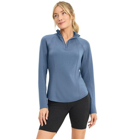 Jockey Women's Everactive Scuba 1/4 Zip 2xl Dusk Blue : Target