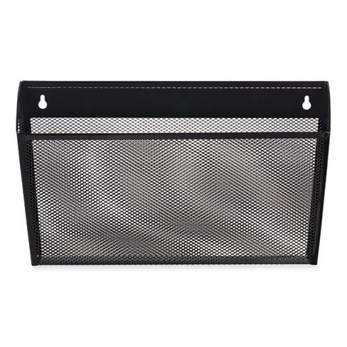 Universal Metal Mesh Wall File, Letter Size, 14" X 3.1" X 8.2", Black ...