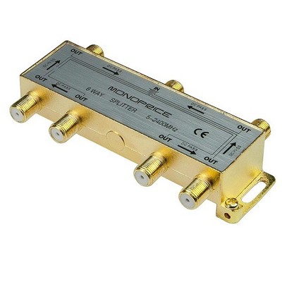 Monoprice 2-way Coaxial Splitter : Target