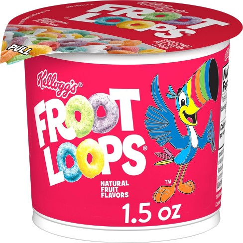 Kellogg's Froot Loops Breakfast Cereal Single Serve Cup - 1.5oz : Target