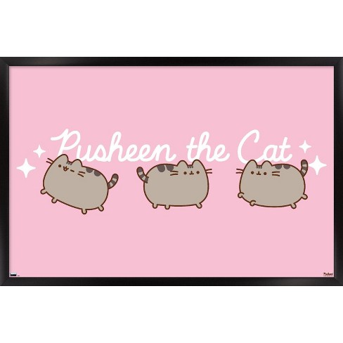Trends International Pusheen - Pusheen The Cat Framed Wall Poster ...