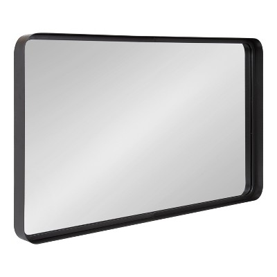 Kate And Laurel Armenta Metal Rectangle Mirror, 40x24, Gray : Target