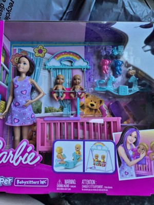 Barbie Skipper Babysitter Doll With Twin Nursery Playset & Accessories ...
