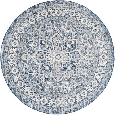 Mark & Day Mantinge 7'10"x7'10" Square Woven Indoor And Outdoor Area ...