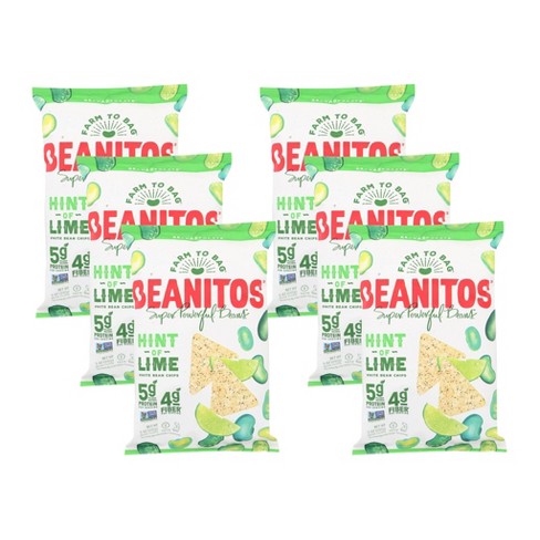 Beanitos White Hint Of Lime Bean Chips - Case Of 6/5 Oz : Target