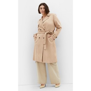 CITY CHIC | Women's Plus Size Cornwall Trench Coat - caramel - 14W : Target